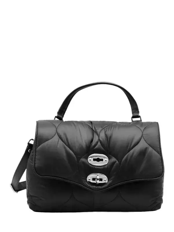 ZANELLATO Postina Small Quilted Shoulder Bag - Black