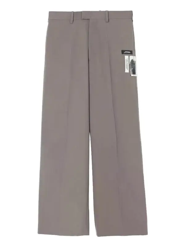 Undercover Cindy Sherman Patch-detail Trousers - Grey