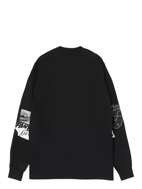 Undercover Logo-patch Graphic-print T-shirt - Black
