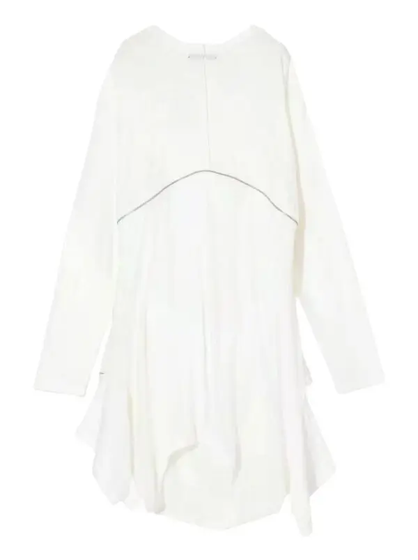 Undercover Zip-detail Layered T-shirt - White
