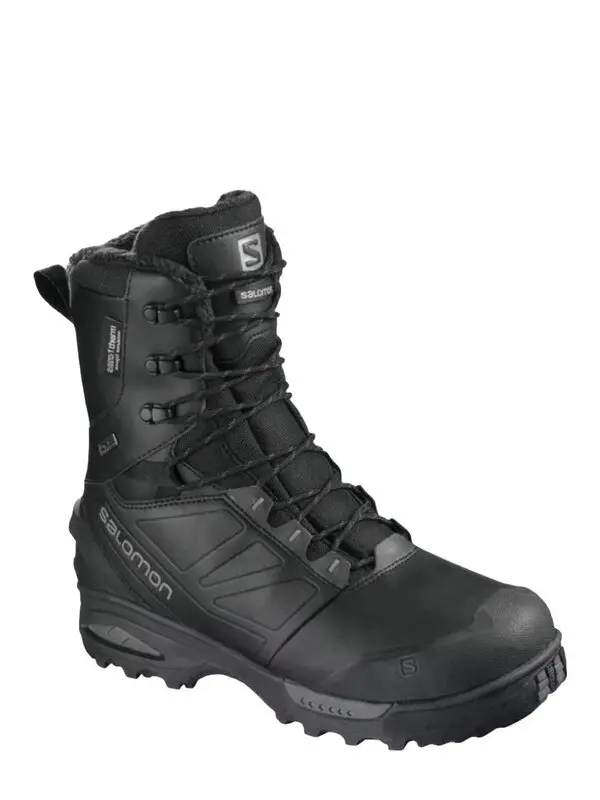 SALOMON Toundra Pro Cswp Logo-print Hiking Boots - Black