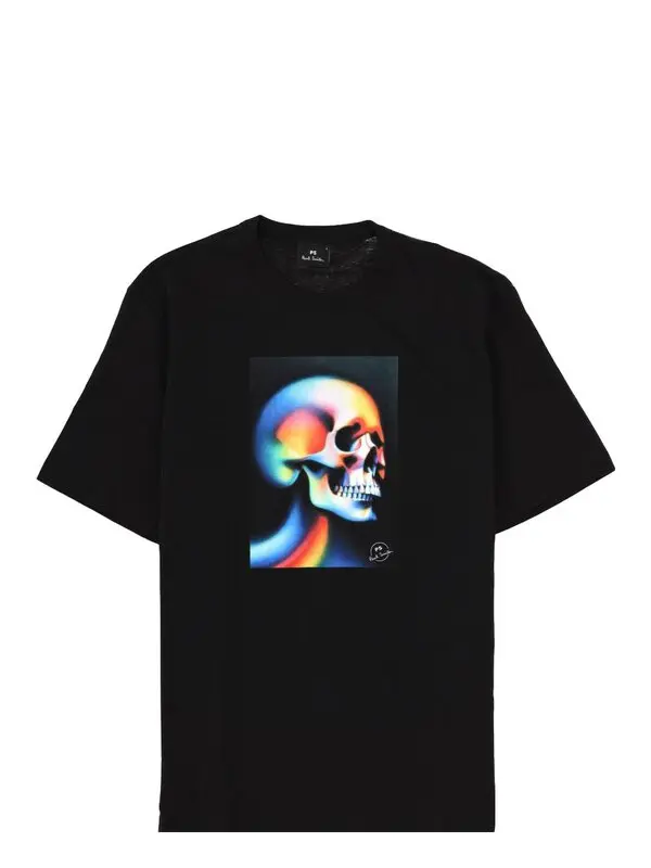 Paul Smith Graphic Print T-shirt For - Black