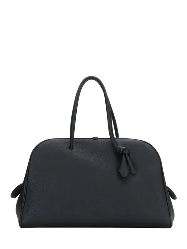 Jacquemus Grand Turismo Leather Shoulder Bag - Black
