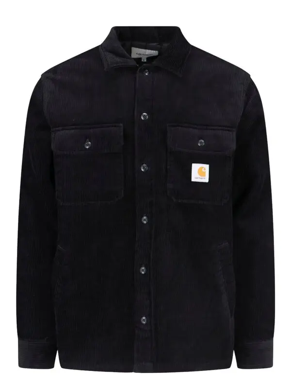 Carhartt Work In Progress 100% Cotton Workwear Shirt - Black