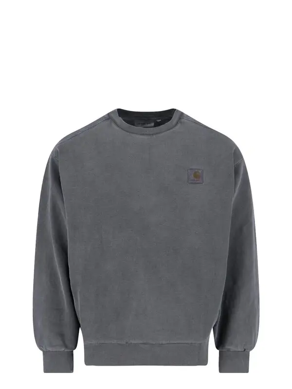Carhartt Work In Progress 100% Cotton Crewneck Sweatshirt - Grey