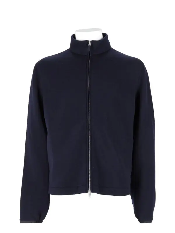 Zegna Wool, Cotton & Mulberry Silk Sweatshirt - Black