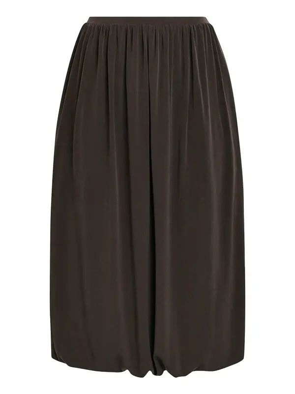Vince Bubble Midi Skirt - Brown