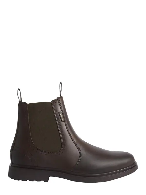 Barbour Leather Hale Chelsea Boots - Brown