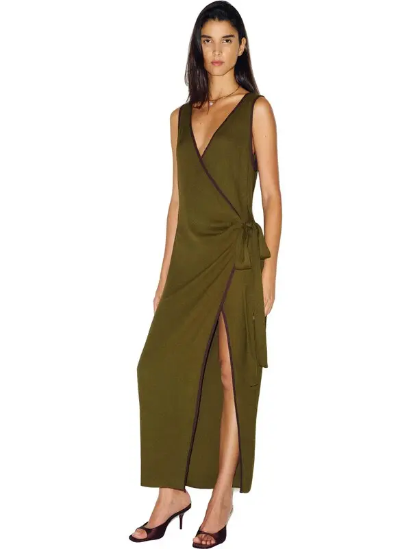 REFORMATION Selene Dress - Green