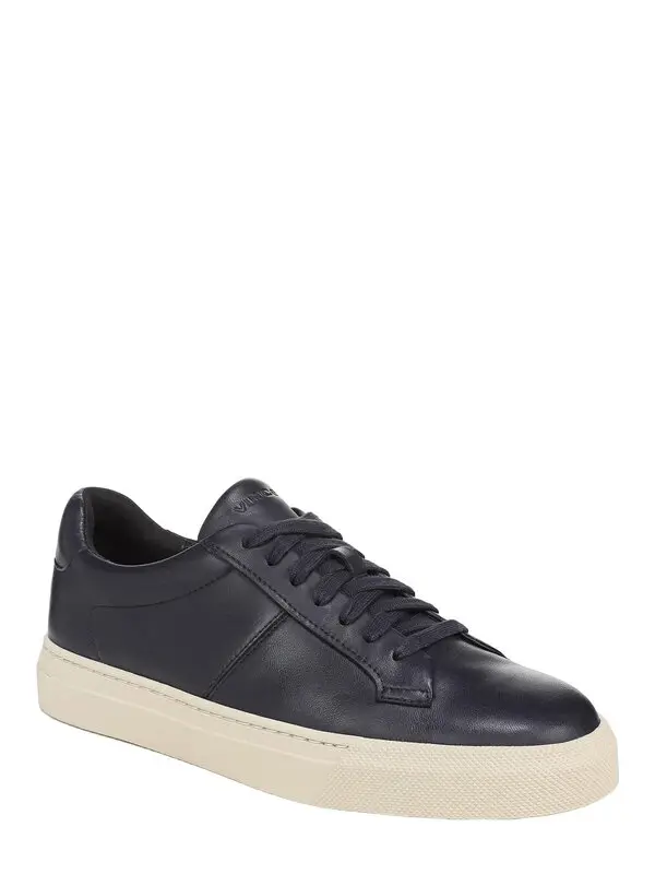 Vince Lomas Leather Low Top Sneakers - Coastal