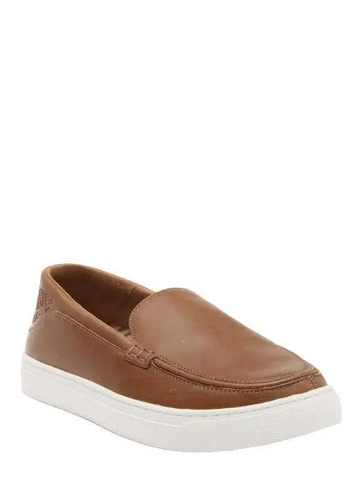 Olukai Kou Leather Slip-on Moccasin - Walnut/walnut