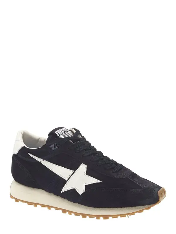 GOLDEN GOOSE Running Marathon Sneakers - Blue/milk