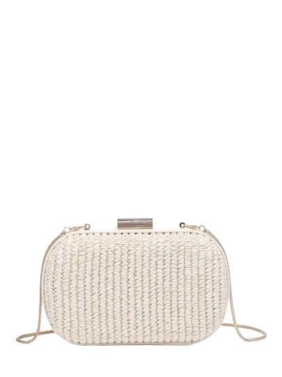 URBAN EXPRESSIONS Box Evening Bag - Ivory