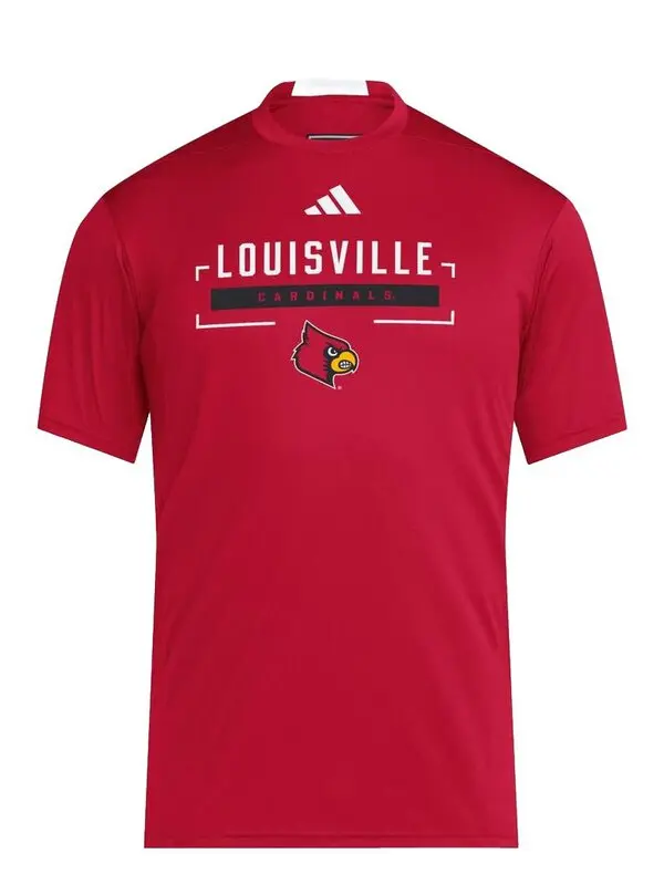 Adidas Louisville Cardinals D4t T-shirt - Red