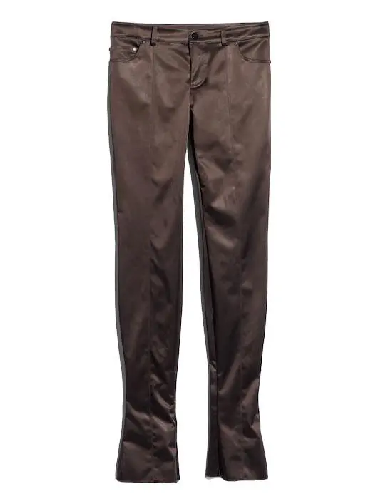 Gucci Stretch Acetate Duchesse Pants - Brown