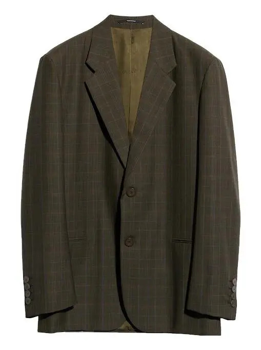 Gucci Prince Of Wales Wool Single-breasted Jacket - Black