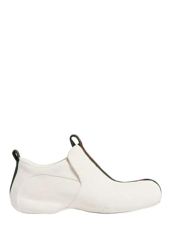 Gucci Drip Suede Sneaker - White
