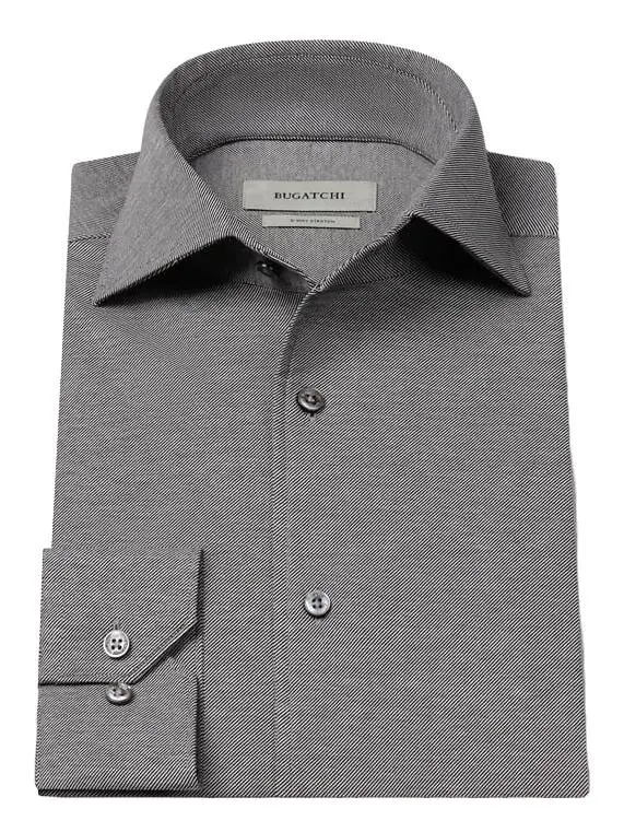 Allen Edmonds Bugatchi Oohcotton Devon Long-sleeve Shirt - Black