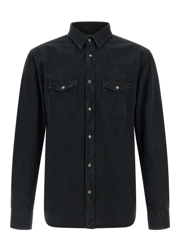 TOM FORD Western' Shirt - Black