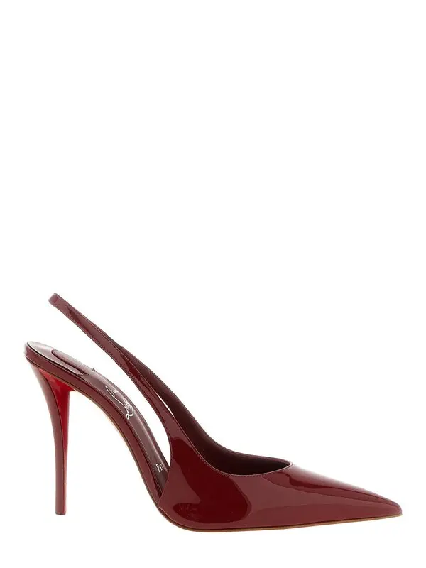 CHRISTIAN LOUBOUTIN Miss Z Slingback Pumps - Red