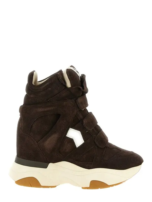 Isabel Marant Étoile Balskee Suede High-top Sneakers - Brown