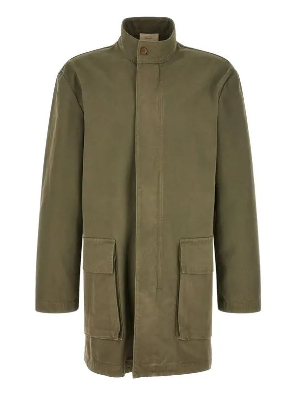 THE ROW Simeau Cotton Canvas Coat - Green