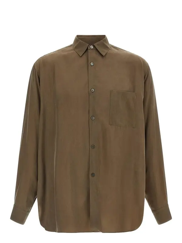 SSSTEIN Shirt With Pocket - Brown