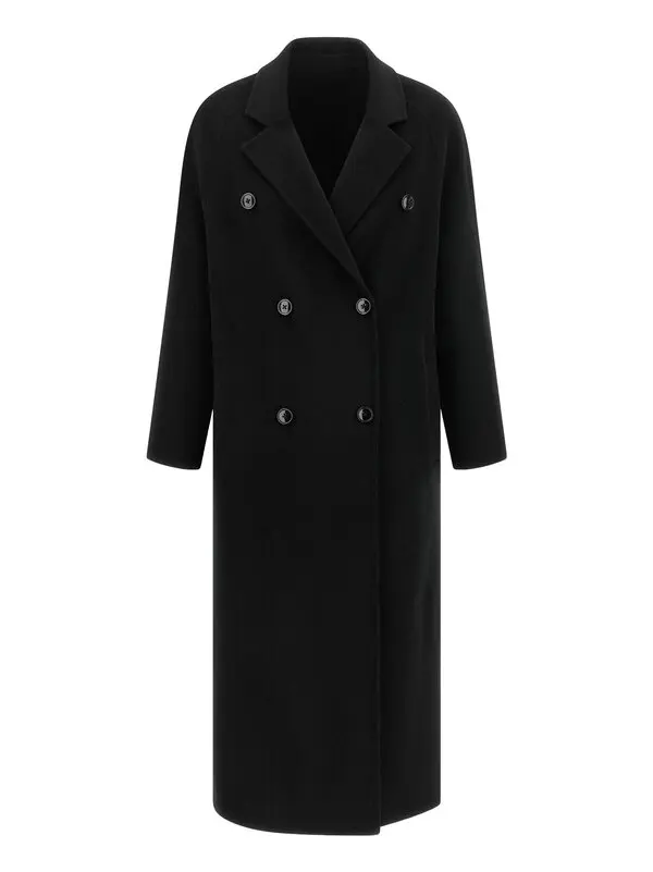 Loulou De Saison Irvin Double-breasted Wool And Cashmere Coat - Black