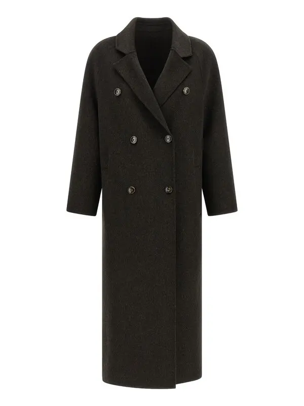 Loulou De Saison Irvin Double-breasted Wool-cashmere Blend Coat - Brown
