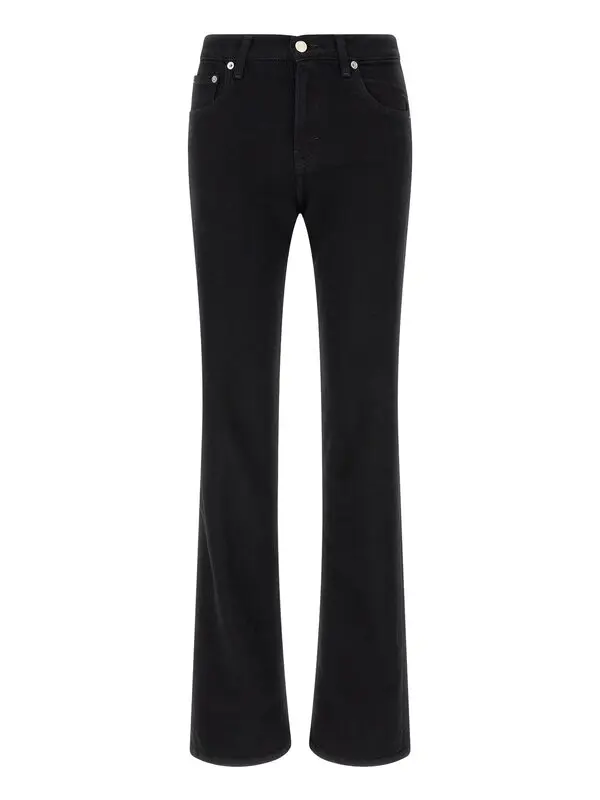 HAIKURE Chewy Flare Jeans With Back Vent - Black