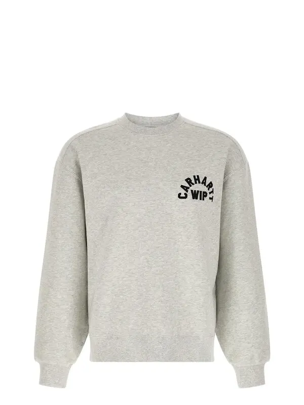 Carhartt Work In Progress Arch Script' Embroidery Sweatshirt - Gray