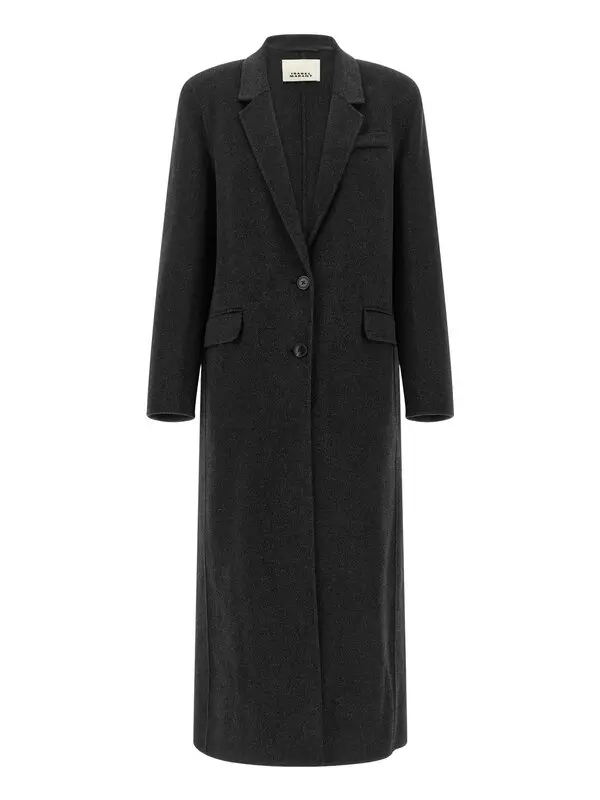 Isabel Marant Étoile Chelsea Wool-cashmere Coat - Gray