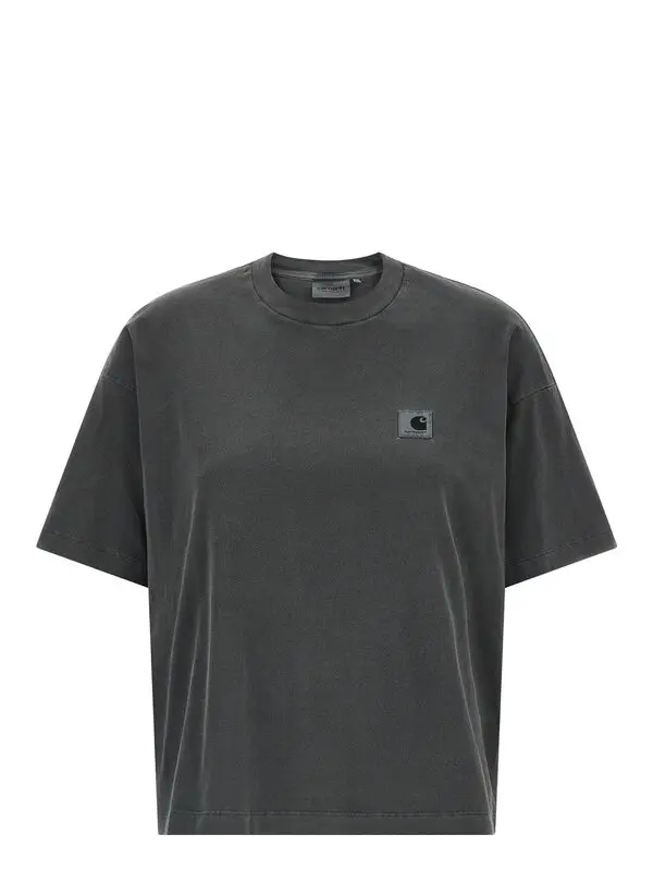 Carhartt Work In Progress Nelson T-shirt In Organic Cotton - Gray