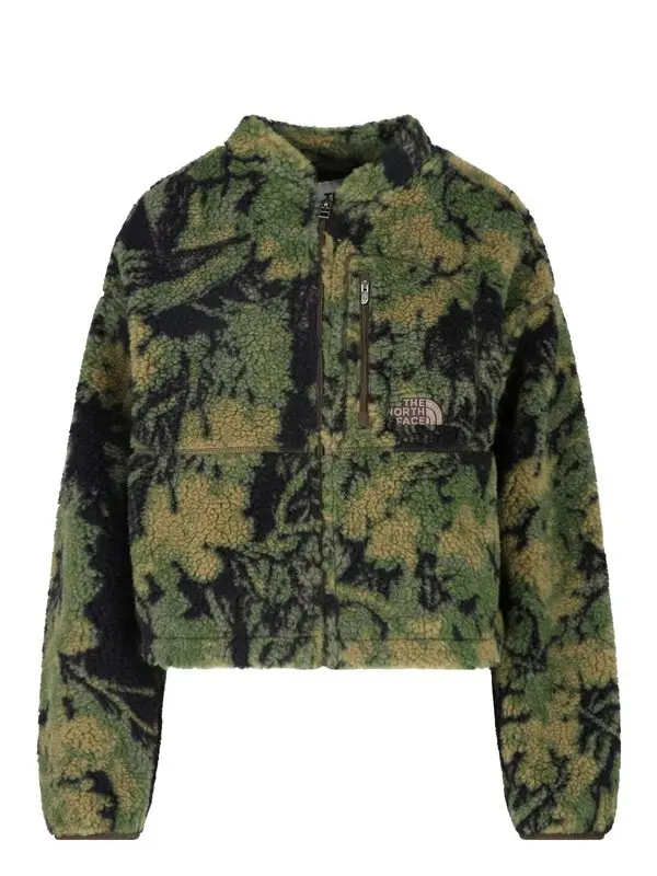 The North Face Extreme Pile 2" Camouflage Fleece Jacket - Green