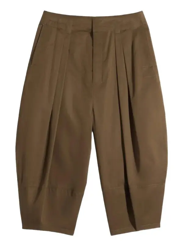 LEMAIRE Volume Bermuda Shorts - Brown