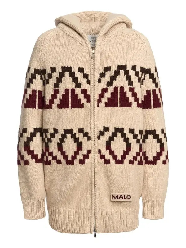 Malo Origins Cashmere Zip Bomber Jacket - Multi