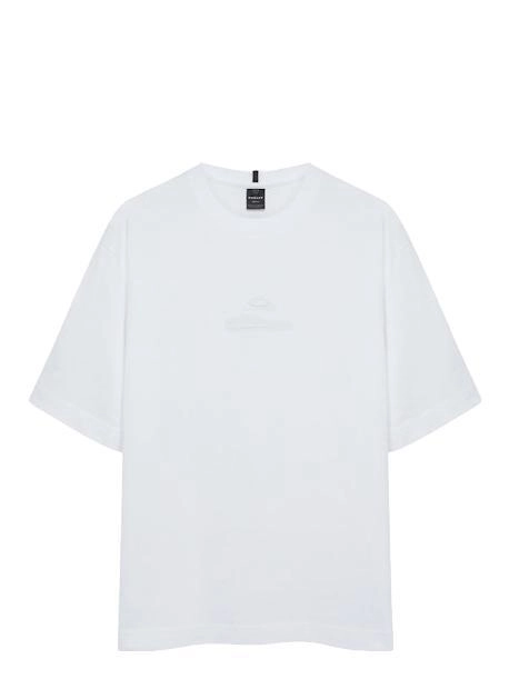 Oakley Mtn Ridge Embroidered Tee Shirt - White