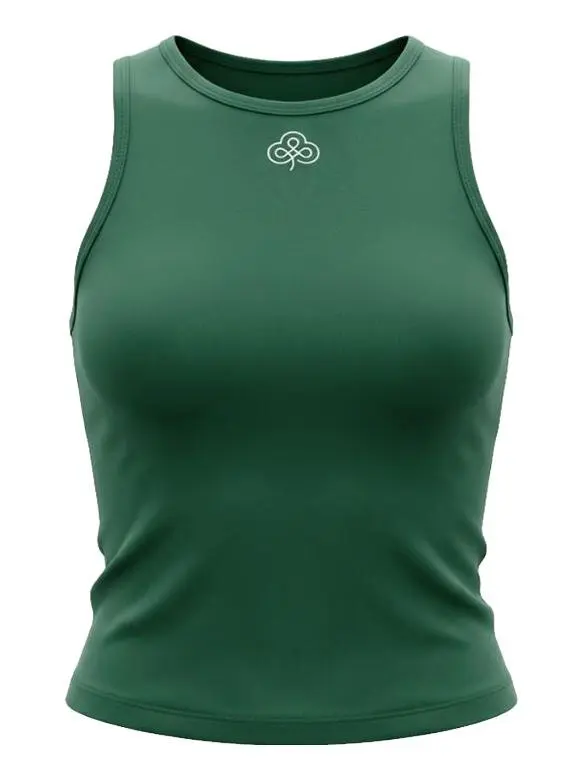 BE ATHLETICA Racer Tank - Green