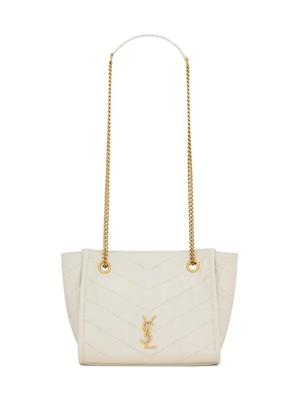 Saint Laurent Niki Mini Shopping Bag - White
