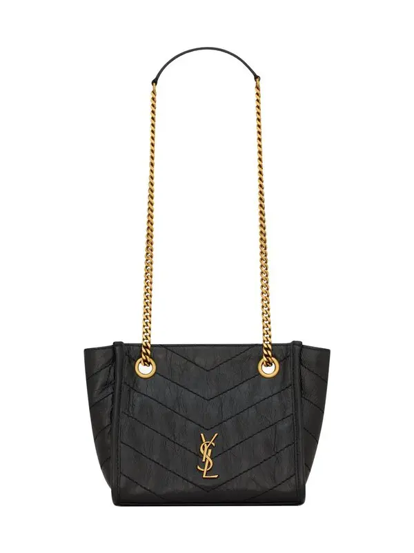 Saint Laurent Niki Mini Shopping Bag - Black