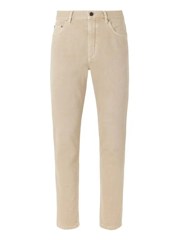 Zegna Roccia' Straight-leg Jeans - Brown