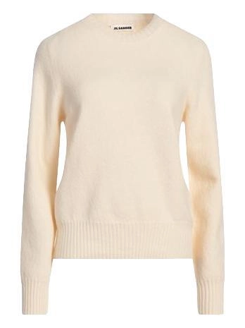JIL SANDER Wool Crewneck Sweater - Ivory
