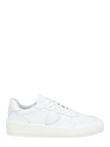 Philippe Model Calfskin Low-top Sneakers - White