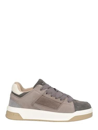 Hogan Multicolor Leather And Suede Low-top Sneakers - Grey