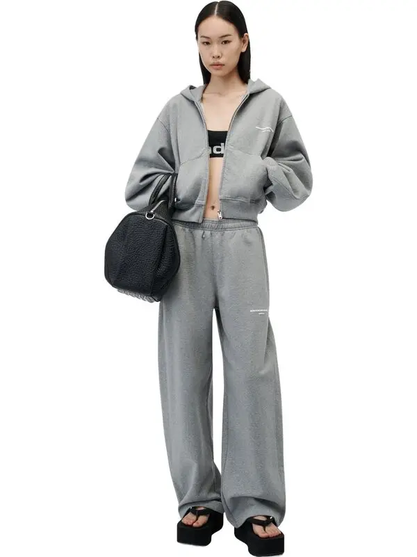 Alexander Wang Logo Print Relaxed Sweatpants - Sidewalk