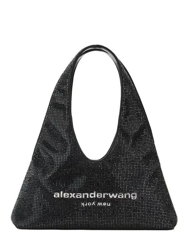 Alexander Wang Pike Crystal Mini Bag - Black