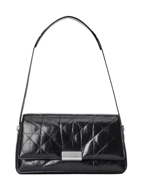Alexander Wang Siren Medium Flap Bag - Black