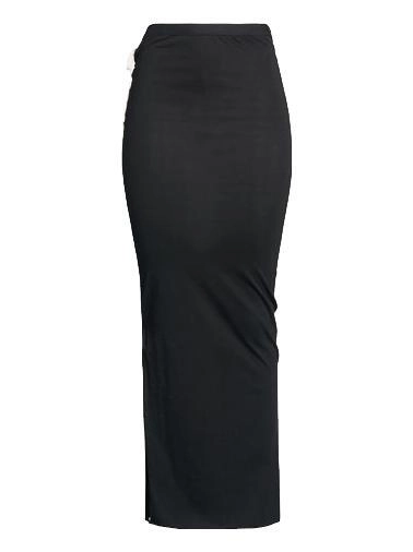 Rick Owens Maxi Cotton Skirt - Black