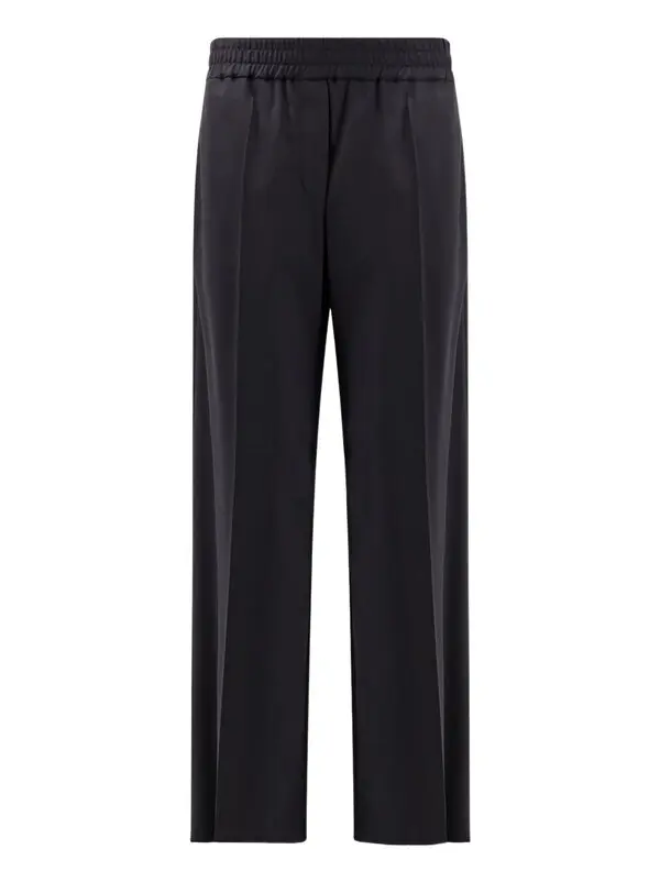 Brunello Cucinelli Elasticated Patch-pocket Trousers - Black