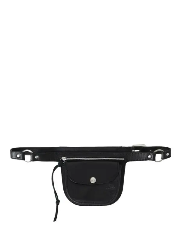 Our Legacy Belt Bag With Single-ring Buckle - Black